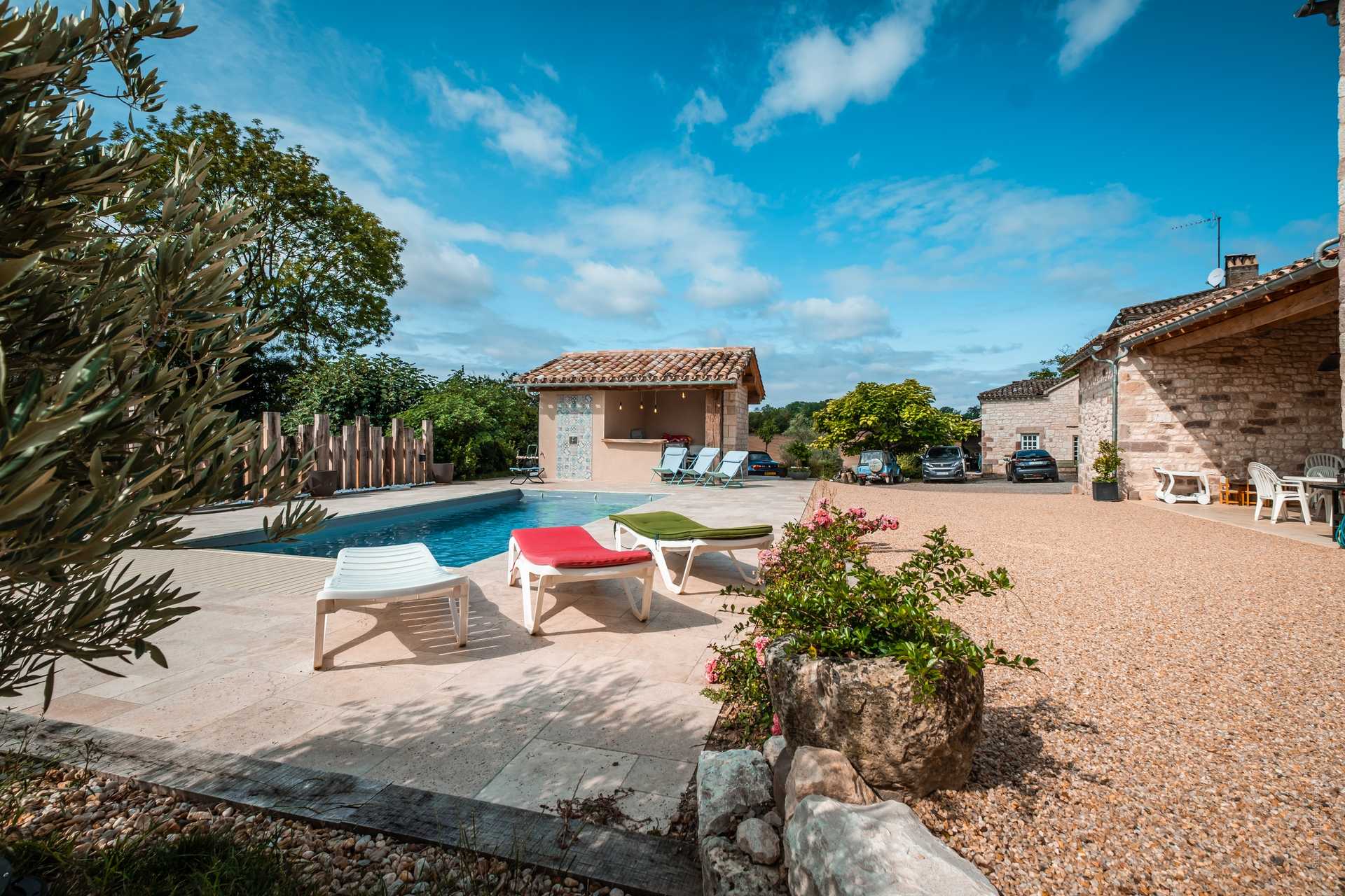 Maison de vacances Tarn - L'Escapade d'Itzac - Piscine